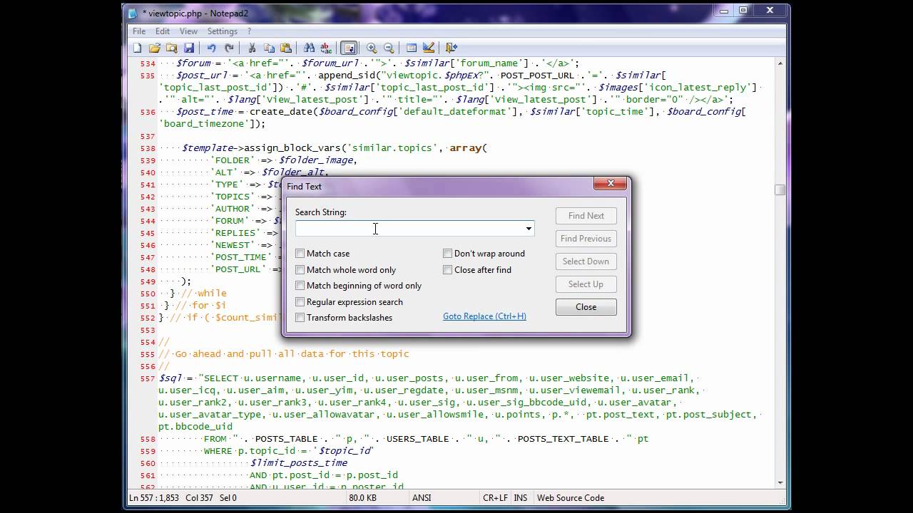 How To Use Notepad2 Editor Youtube