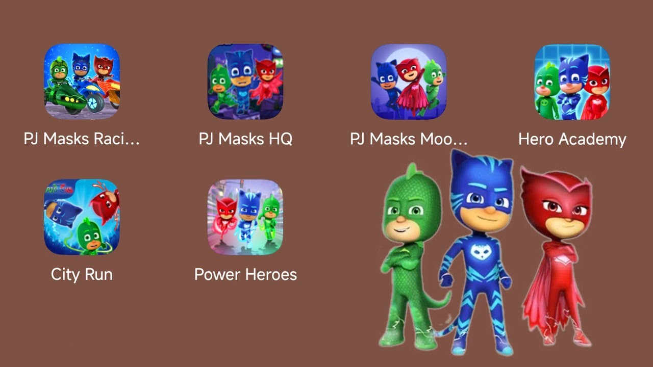 Pj Masks Android Gameplay Pj Masks Racing Heroes Hq Moonlight Heroes