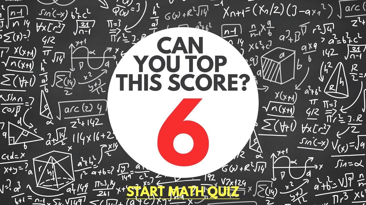 Challenging Math Quiz Youtube