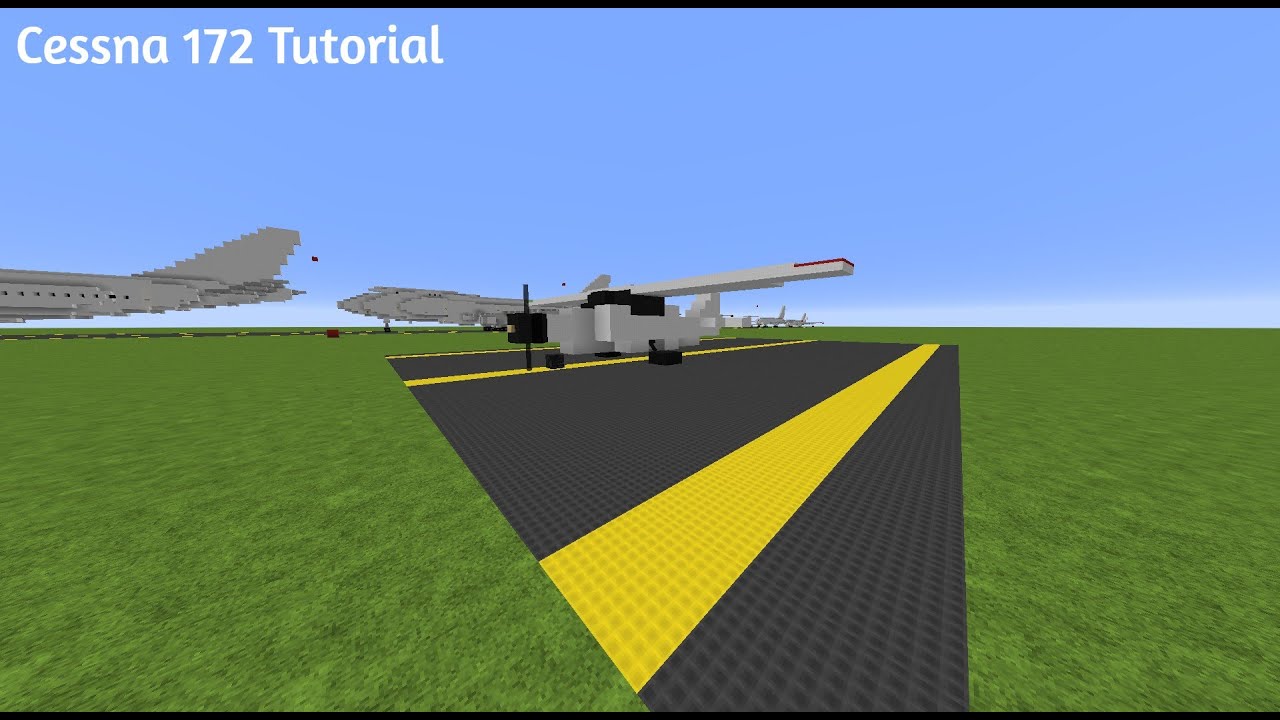 How To Build A Cessna 172 In Minecraft 1 5 1 Youtube