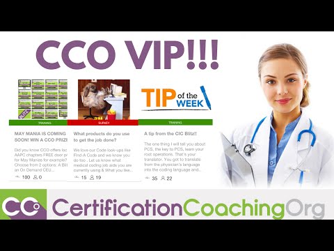 Cco Vip Medical Coding Program Earn Rewards For Free