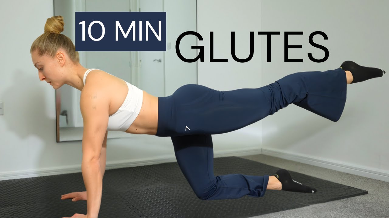 10 Min Glute Workout No Equipment Youtube