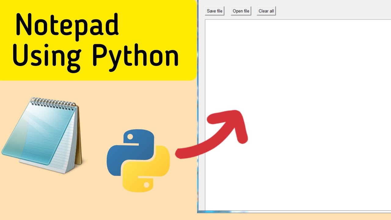 How To Create Notepad In Python Using Tkinter Module Youtube