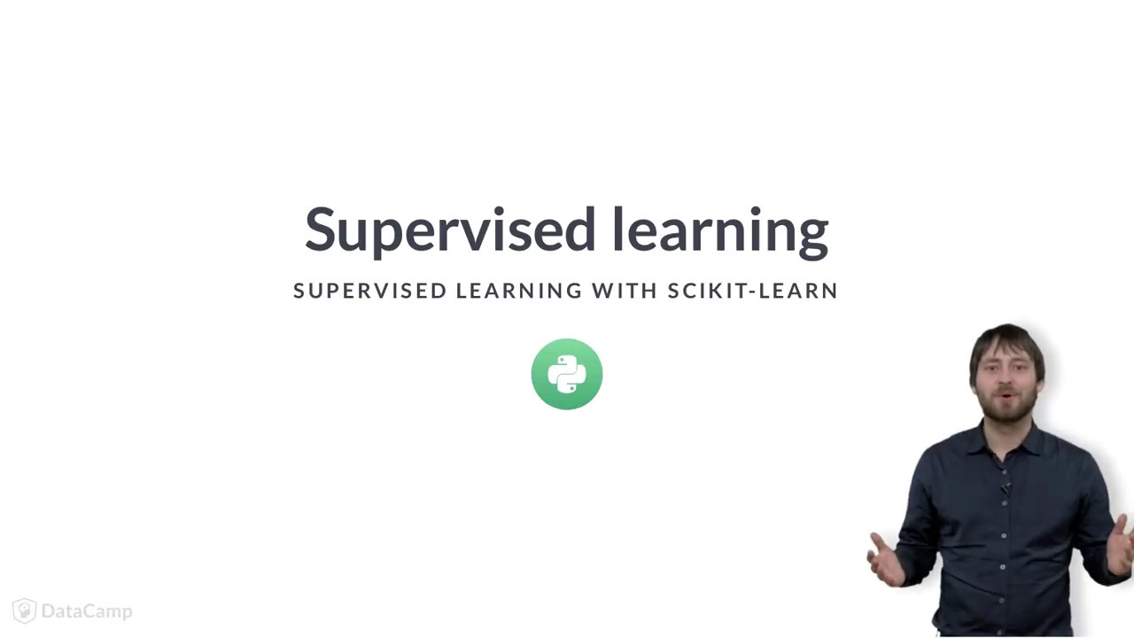 Python Tutorial Supervised Learning Youtube