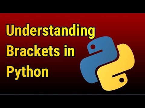 Understanding Brackets In Python Youtube