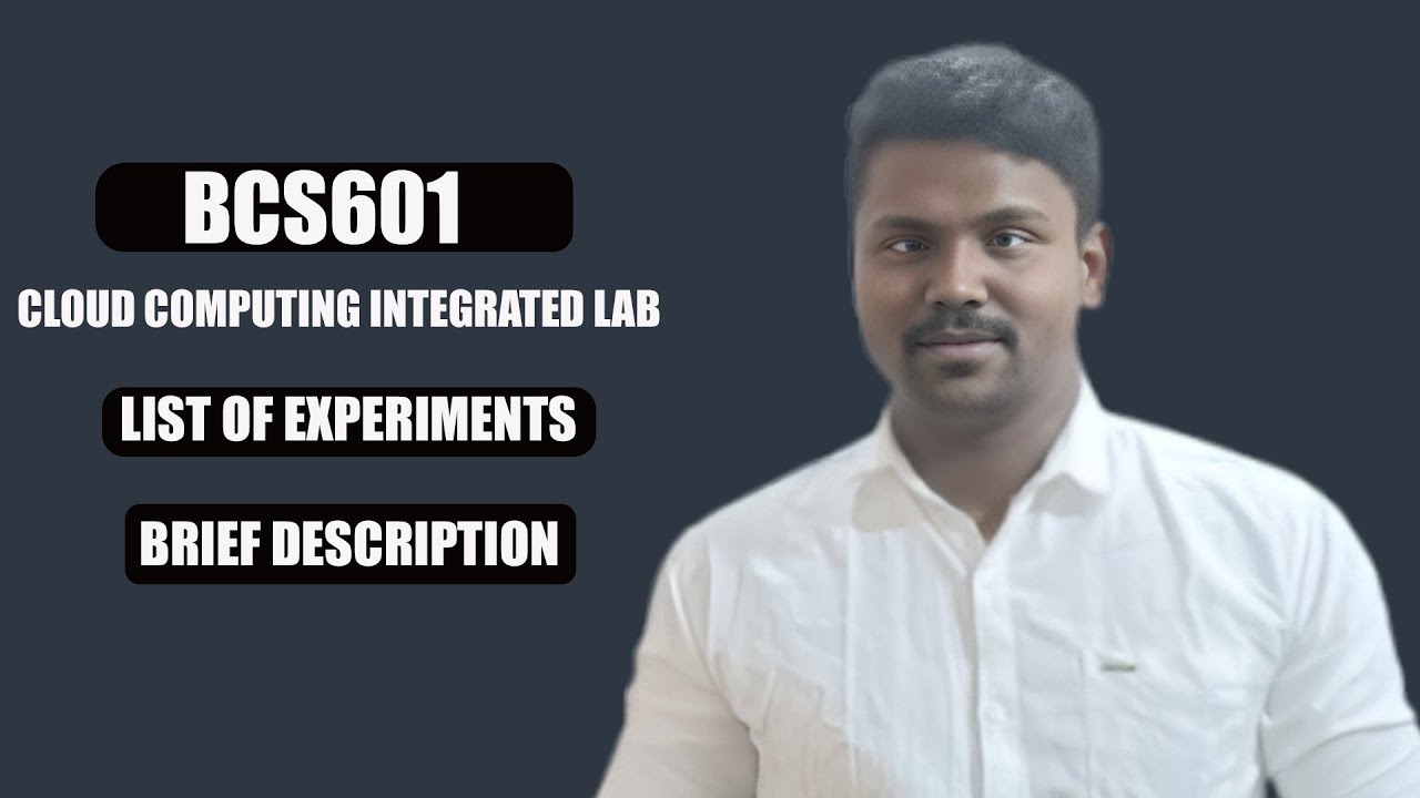 рџћ Bcs601 Cloud Computing Lab 6th Sem Cse Vtu Full Experiment List