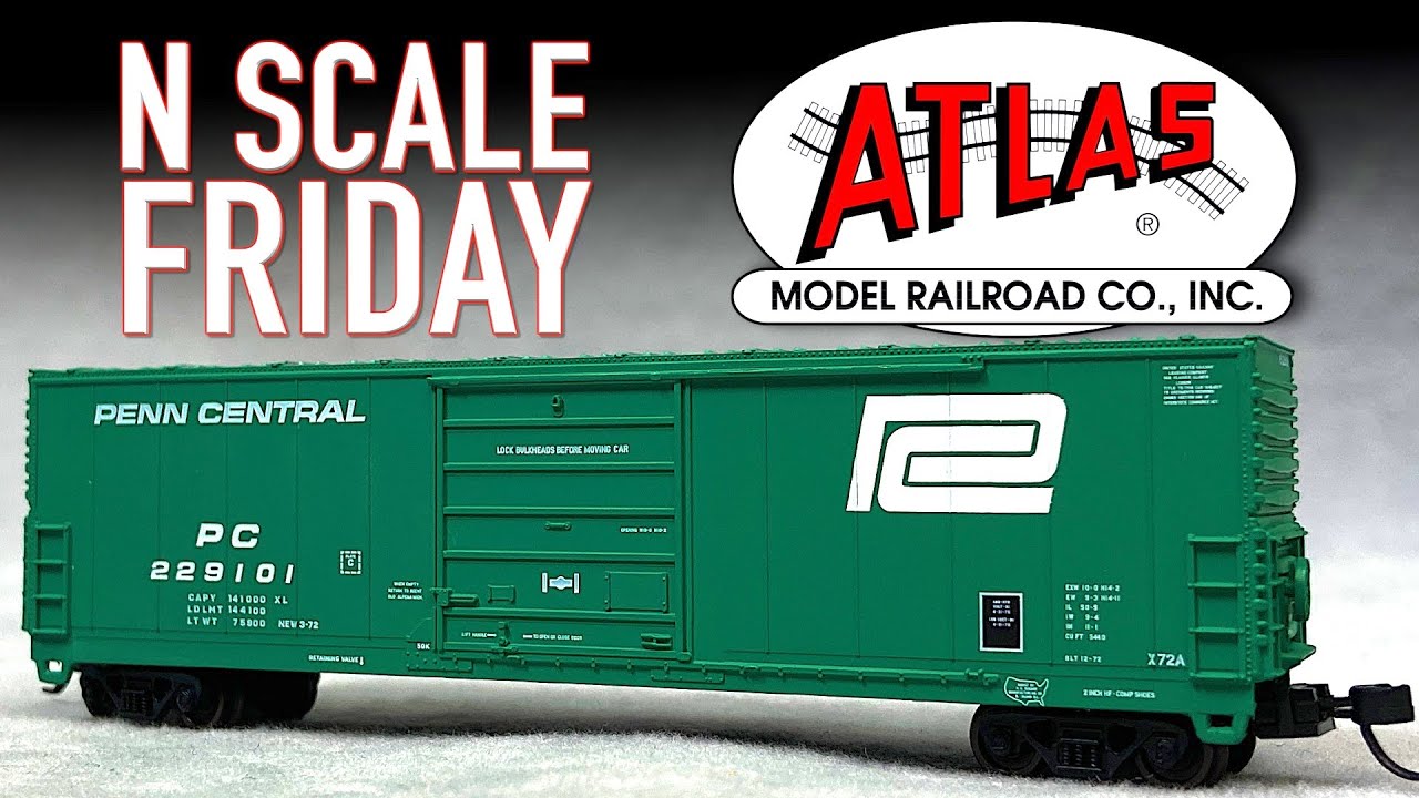 X72 Boxcar Atlas Master N Scale Friday Youtube