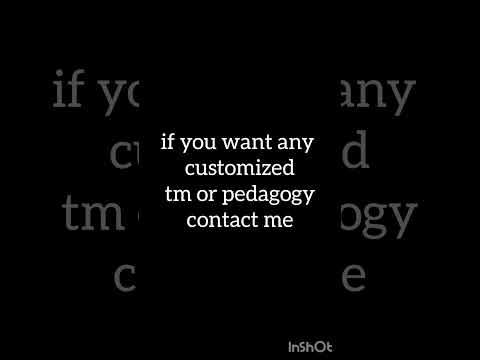 Ttc Manual And Pedagogy Contact Me рџґ рџ Youtube