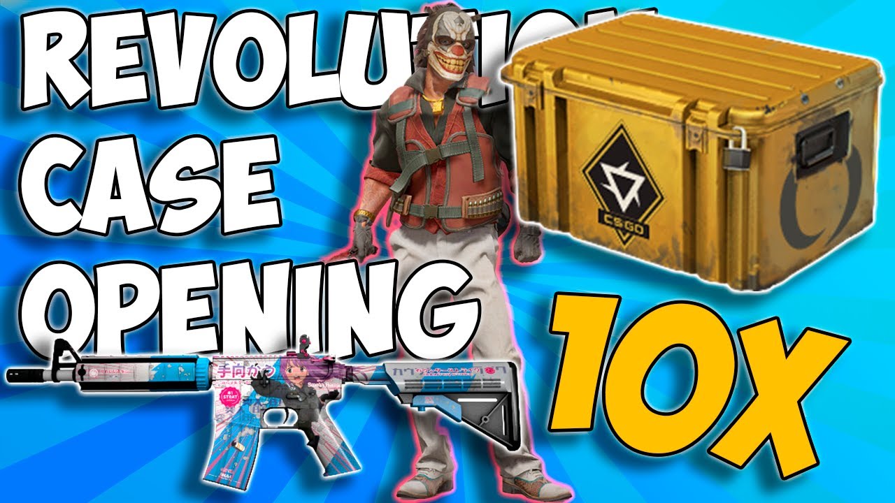 Opening 10x Revolution Cases Gold Unboxing Youtube