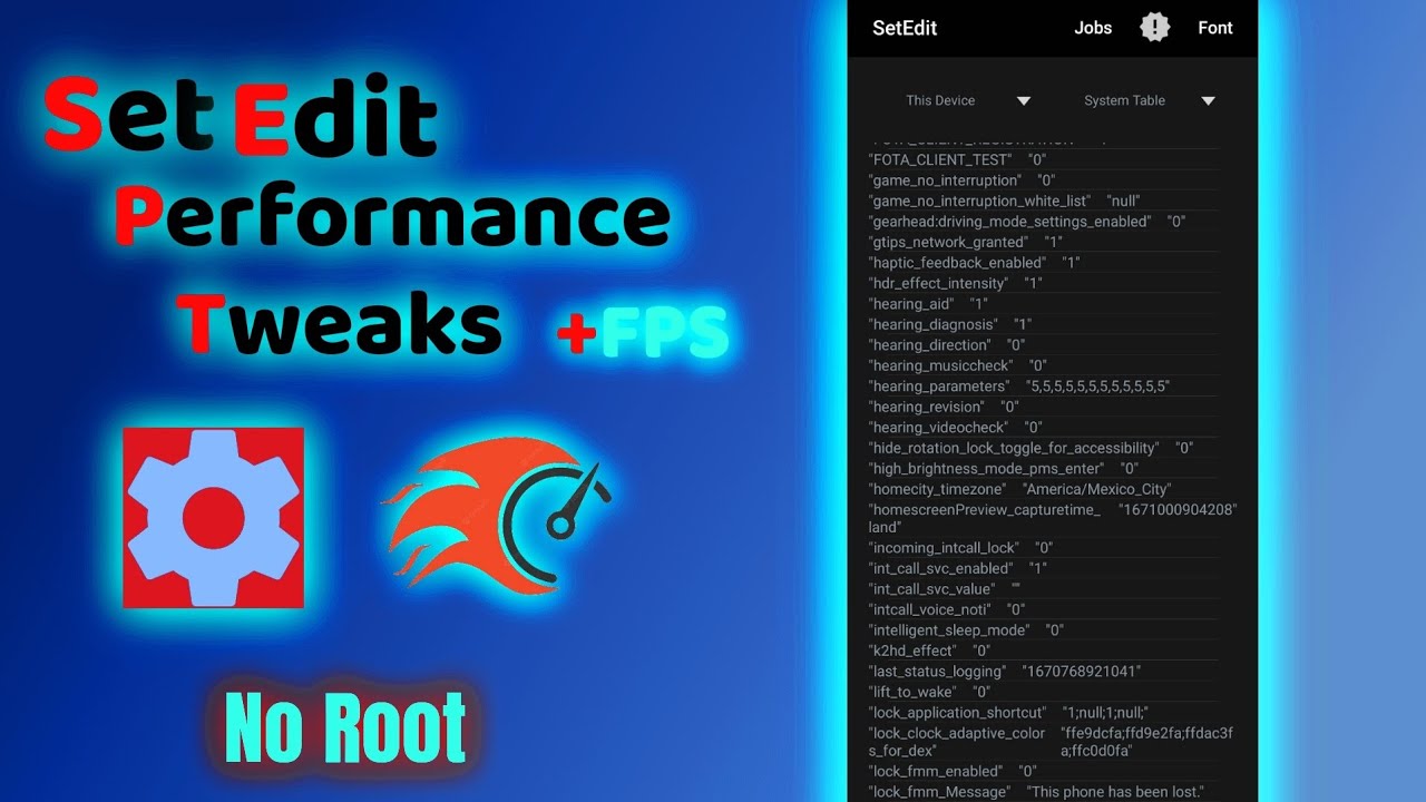 Setedit Tweaks Improve Performance 90 Fps Youtube