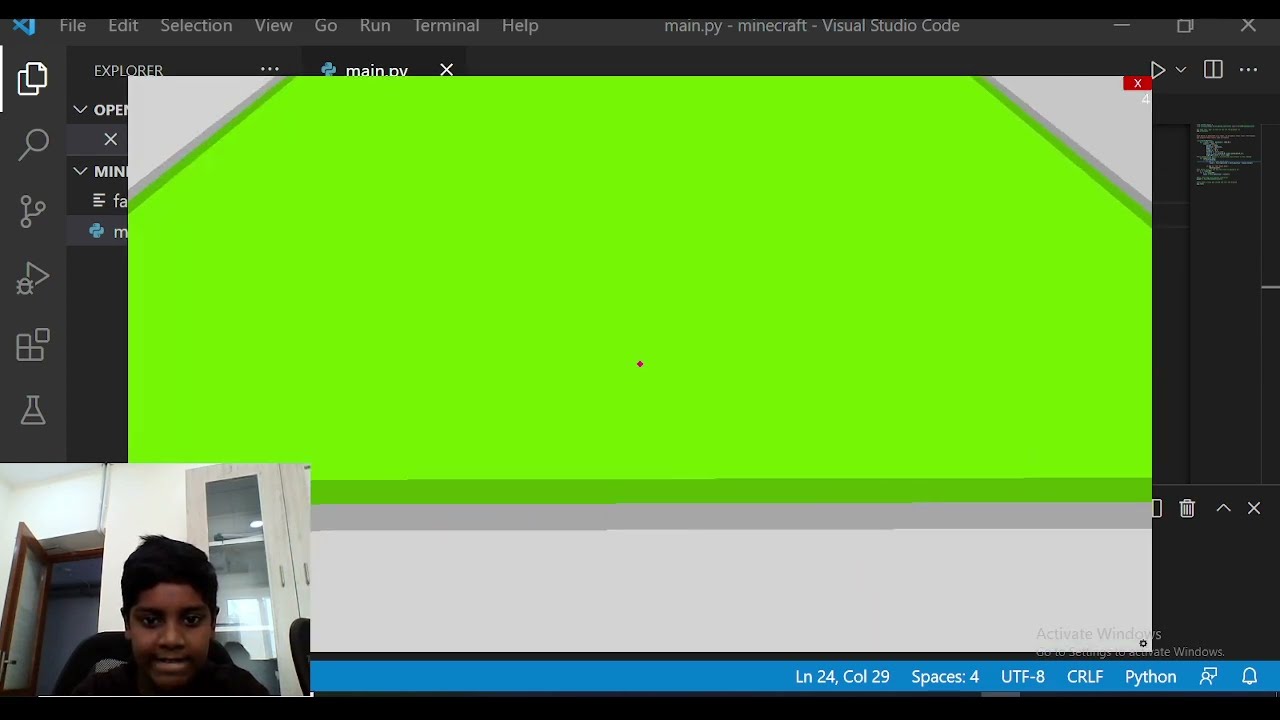 Minecraft In Python Youtube