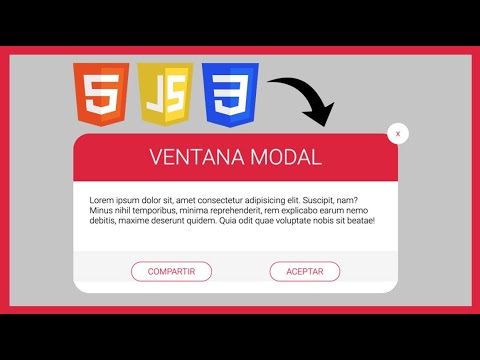 閥cﾃｳmo Crear Una Ventana Modal En Html Css Y Javascript 亞 Youtube