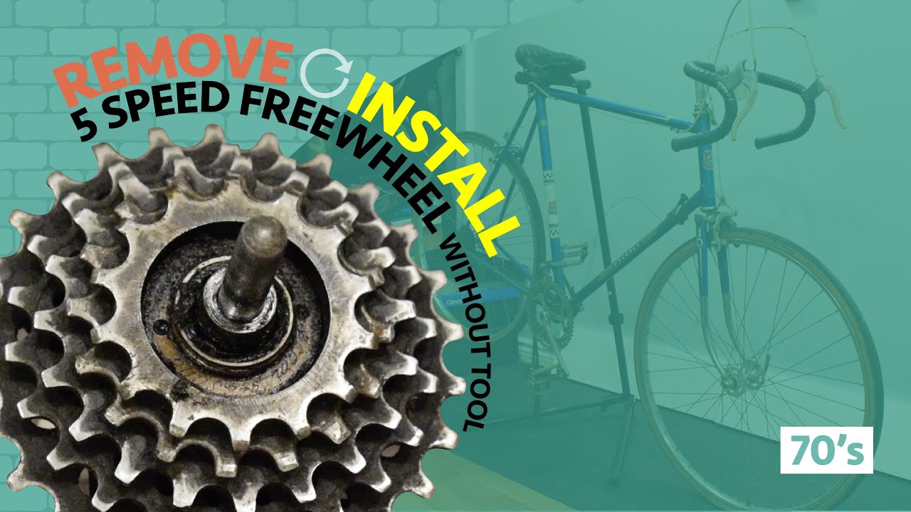 How To Remove Vintage Freewheel Without Tool Youtube