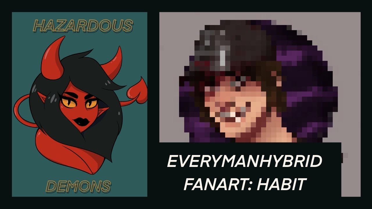 Everymanhybrid Habit Fanart Speedpaint Youtube