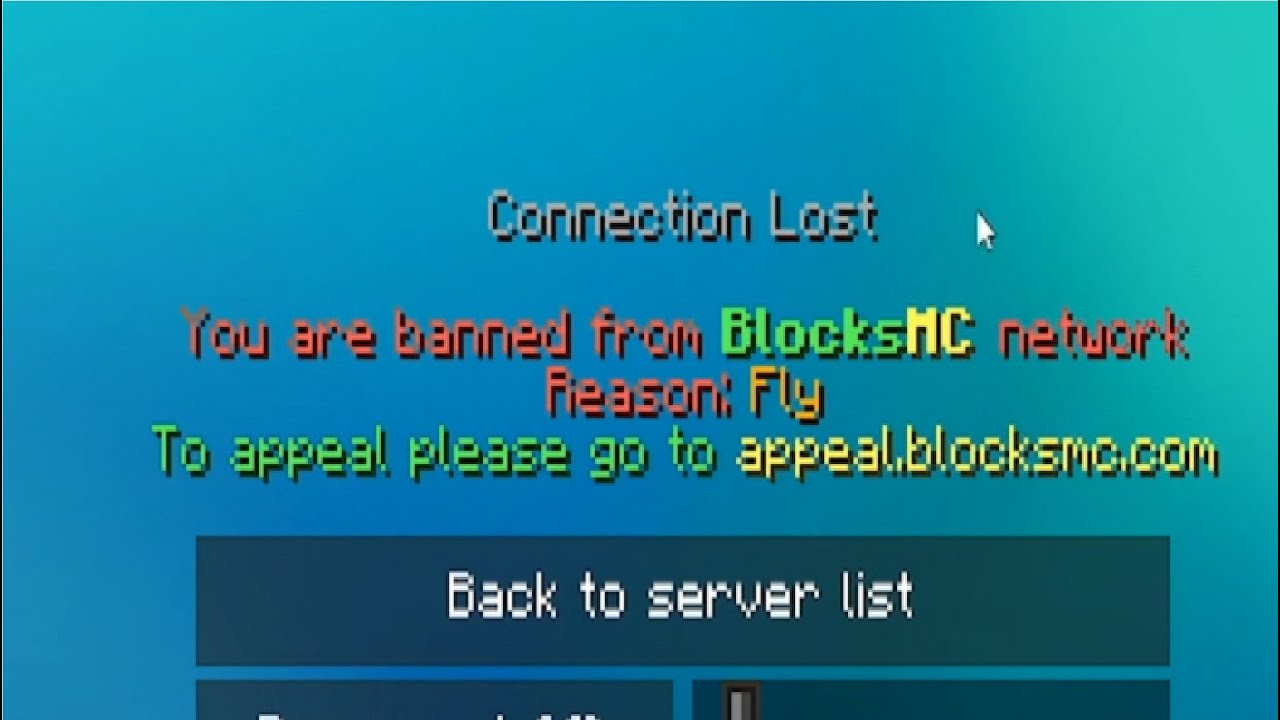 How To Get Banned In Blocksmc Under 1 Minute Youtube