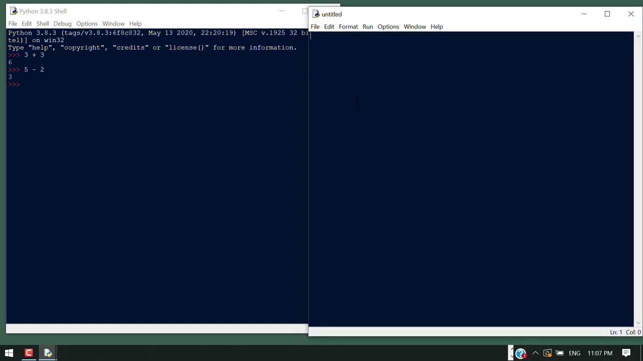 Python 03 Coding Environment Youtube