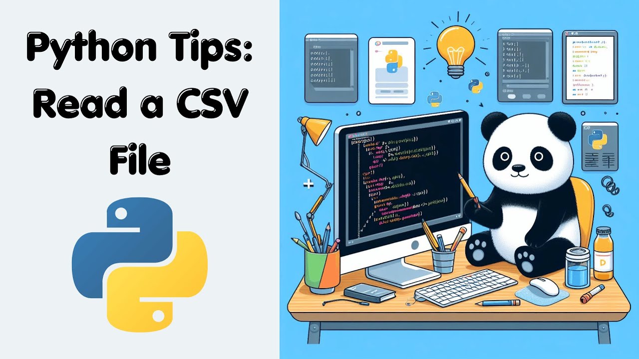Python Read In A Csv File Youtube
