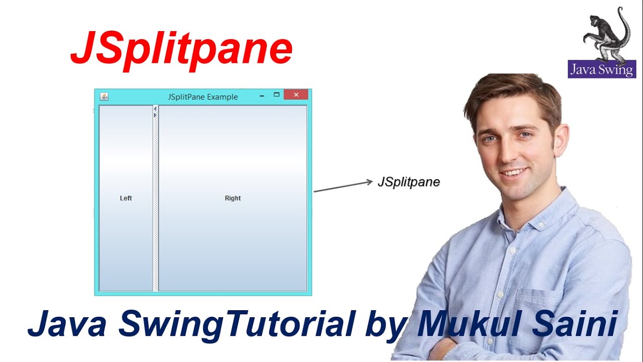 40 Java Swing Tutorial Jsplitpane In Java Youtube