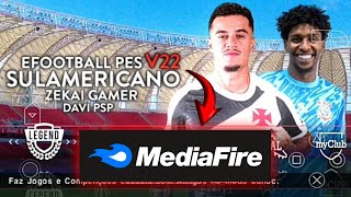IncrÍvel Efootball Pes 2025 Ppsspp Sul Americano Libertadores ...