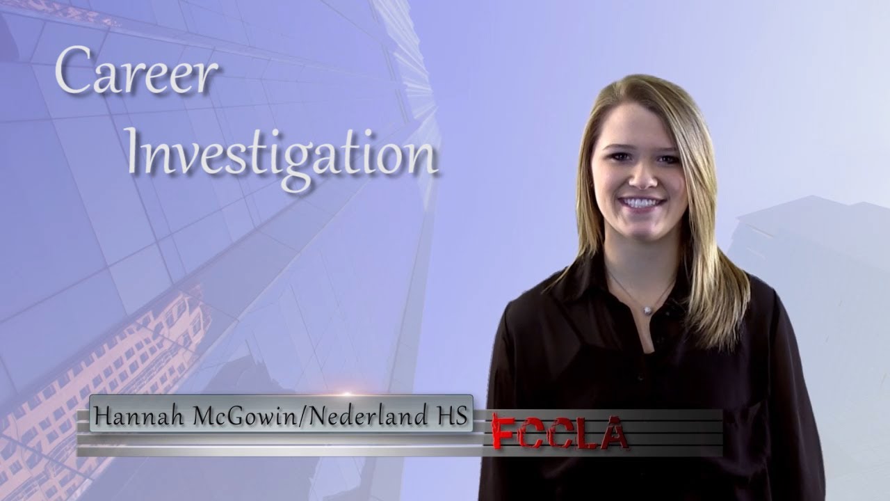 Fccla Career Investigation Youtube