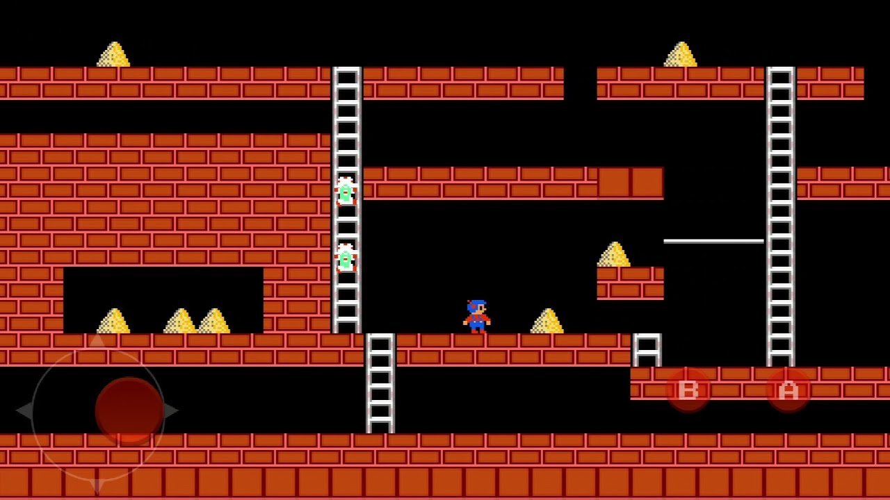 Lode Runner Gameplay Stage 10 Chini Chor Game Youtube
