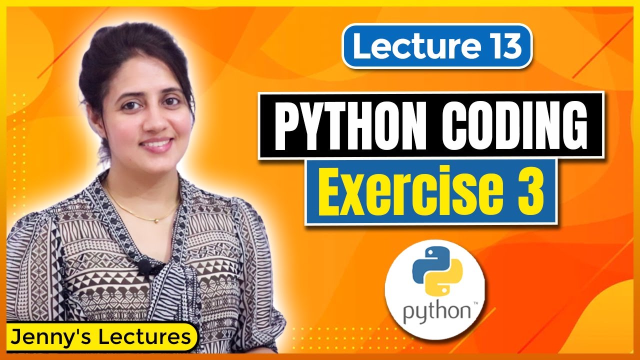 P 13 Coding Exercises For Beginners In Python Exercise 3 Program