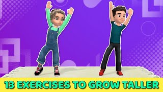 15 Moves To Grow Taller Kids Exercise No Repeats Videos For Kids