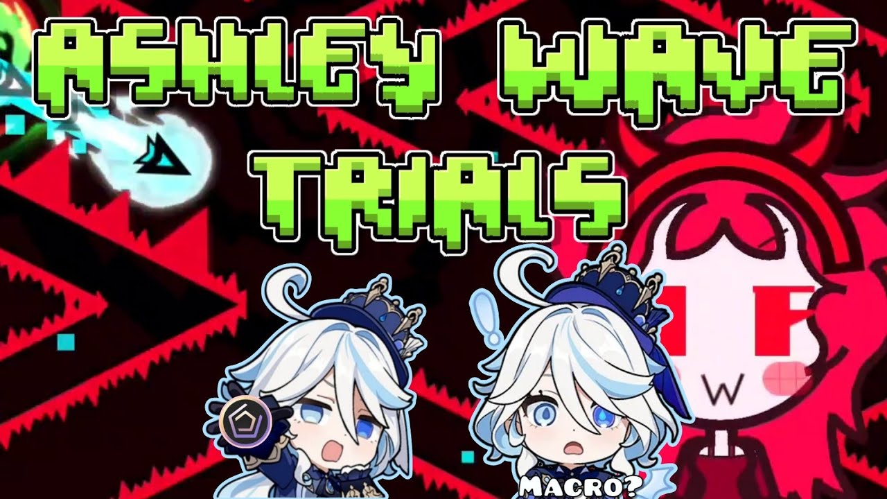 Showcase Ashley Wave Trials By Oddmod Geometry Dash Youtube
