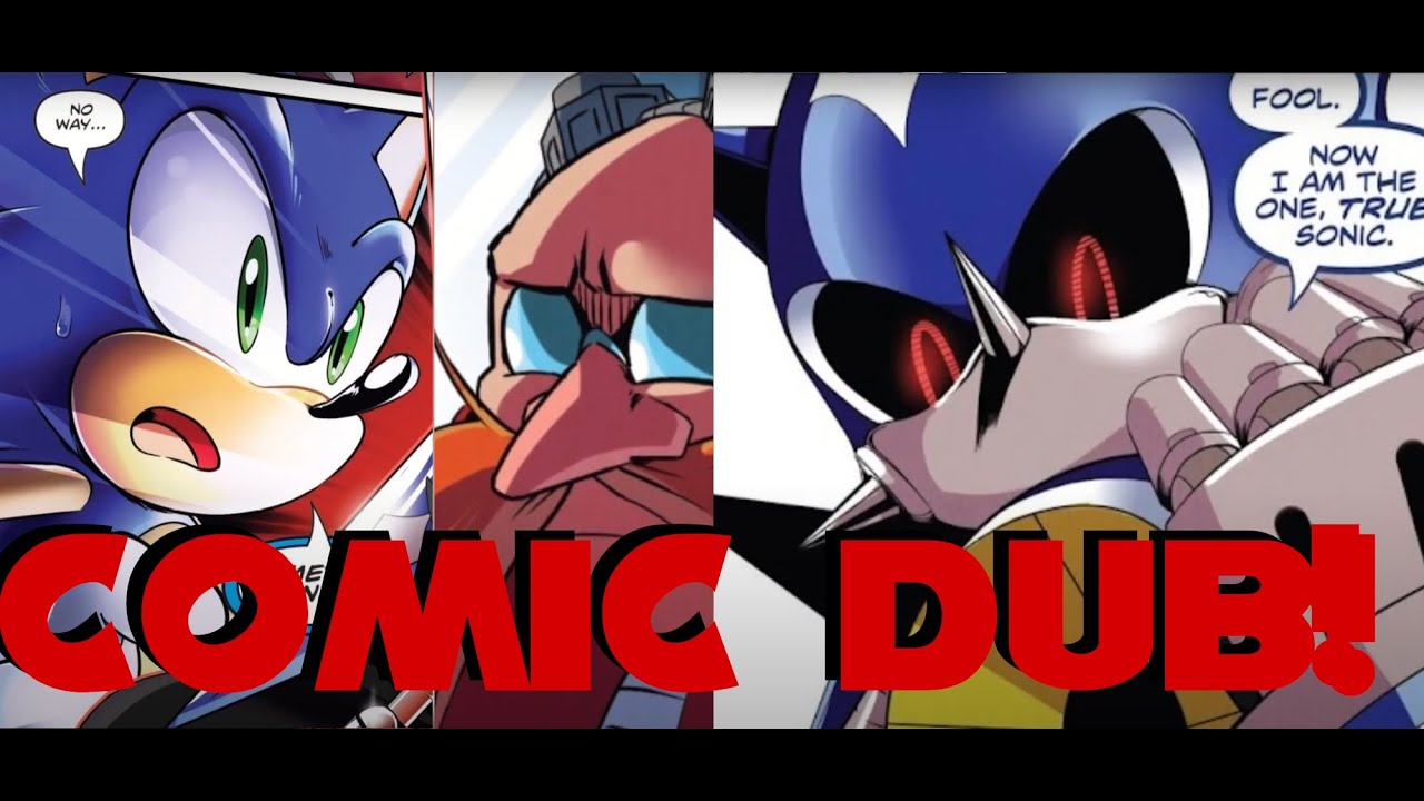 Sonic Vs Neo Metal Sonic Idw Comic Dub Youtube