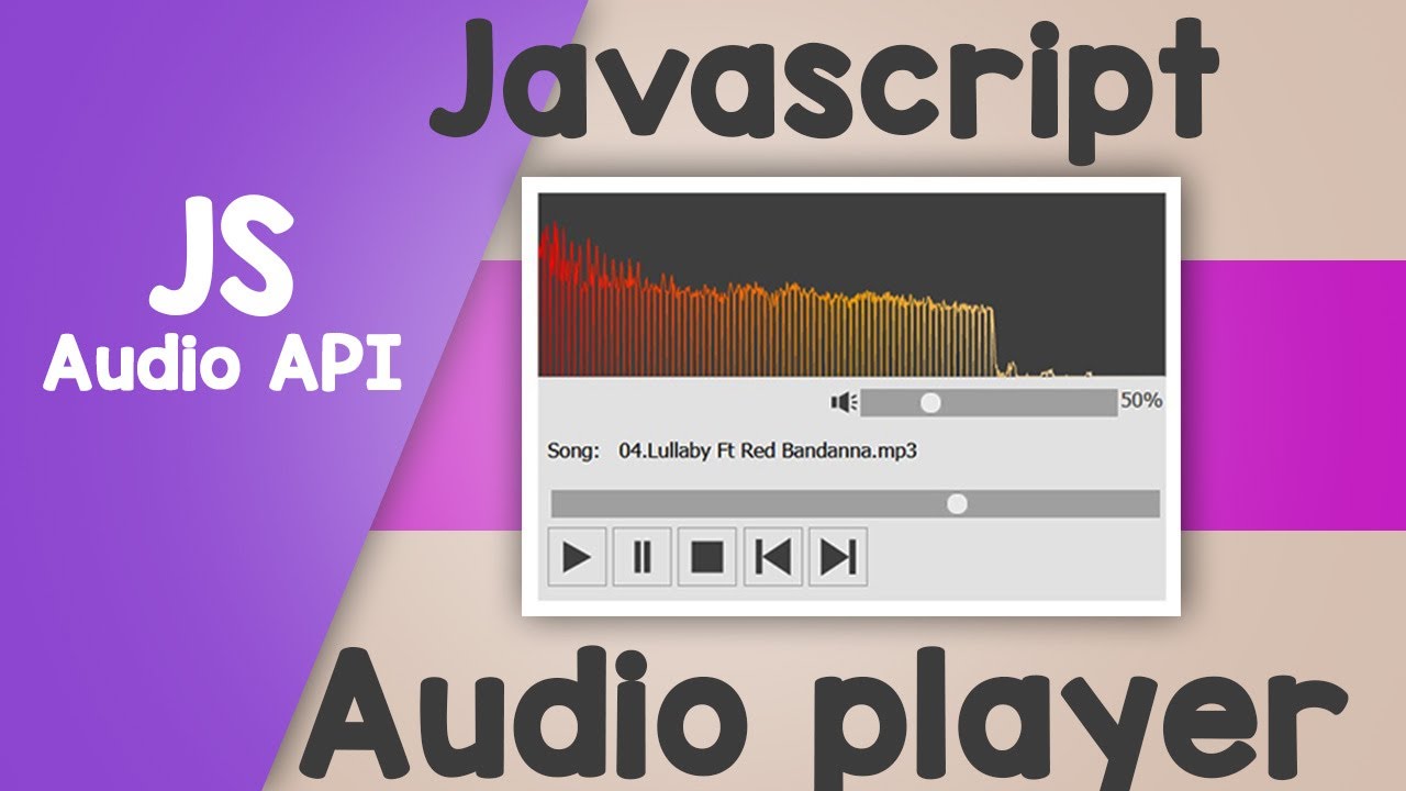 Javascript Audio Player With Visualizer Plus Full Source Code Quick
