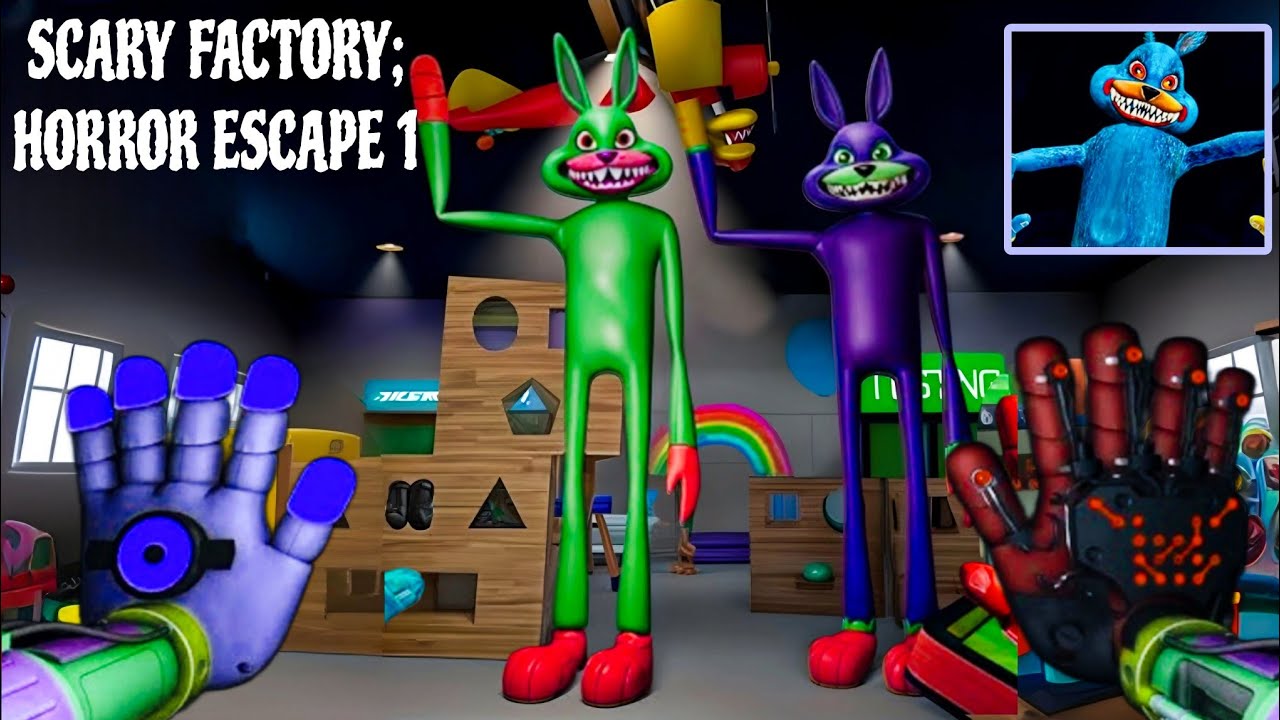 Poppy Playtime Release Scary Factory Horror Escape 1 Mission 1 2 3