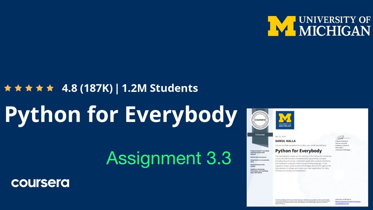 Python For Everybody Assignment 3 3 Program Solution Assignment 3 3