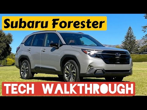 2025 Subaru Forester Technology Walkthrough Youtube