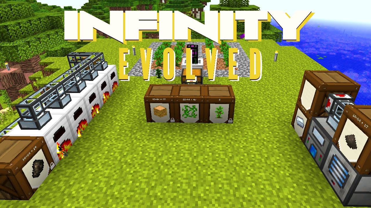 Minecraft Mods Ftb Infinity Evolved Tree Powered Steel E11 Modded