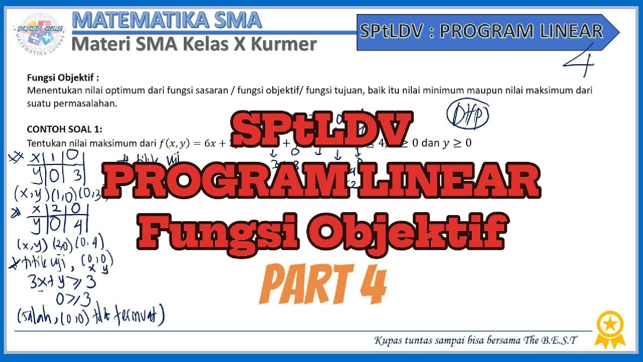 Trik Mudah Dan Cepat Belajar Sistem Pertidaksamaan Linear Dua Variabel