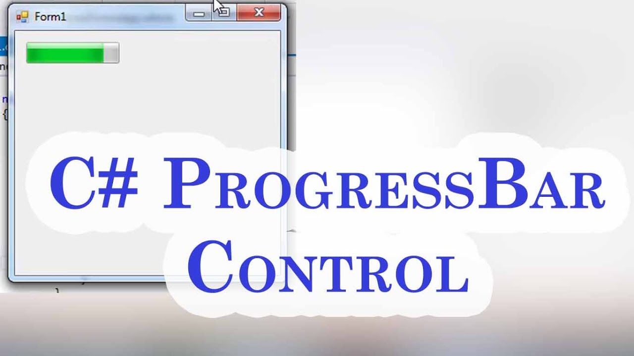 055 C Progressbar Control Youtube