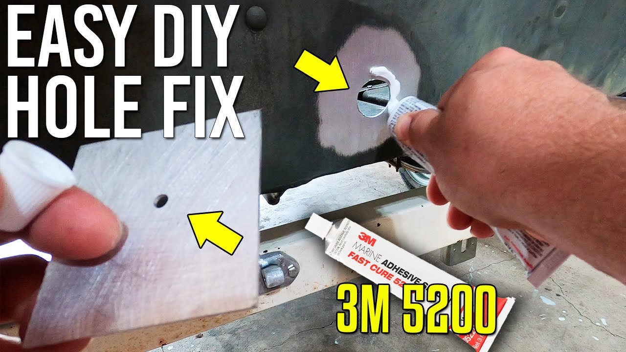 Easy Diy Fix Holes In Aluminum Boat W 3m 5200 Jon Boat Build Update