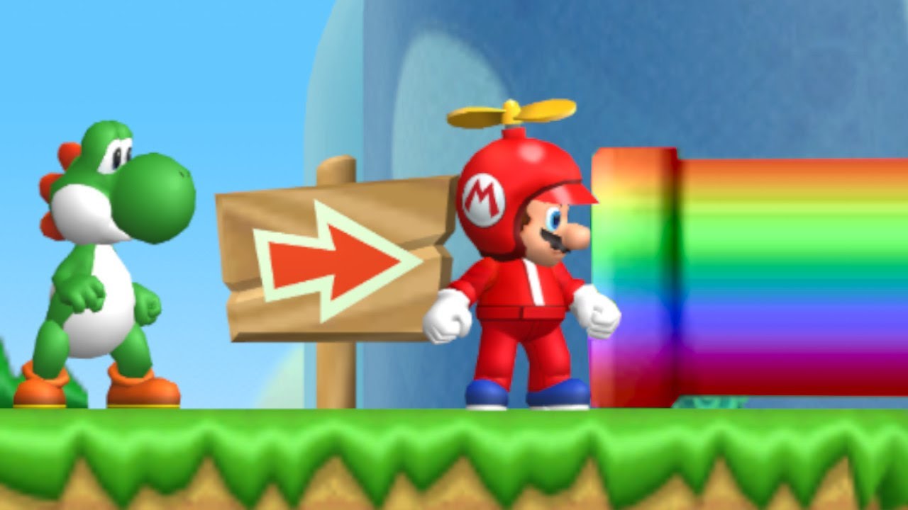 New Super Mario Bros Wii Walkthrough 02 Youtube