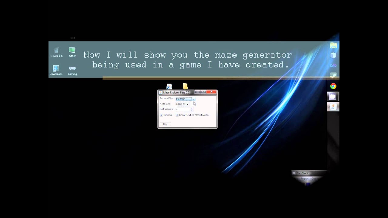 Maze Generation Algorithm And Game Java Youtube