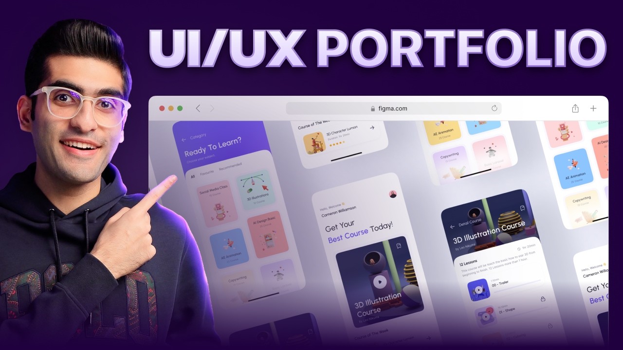 How To Build Your First Ui Ux Design Portfolio Website Step By Step