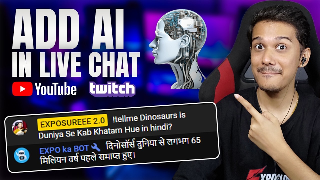 How To Add Ai To Your Live Stream Chat Free Chatgpt Youtube