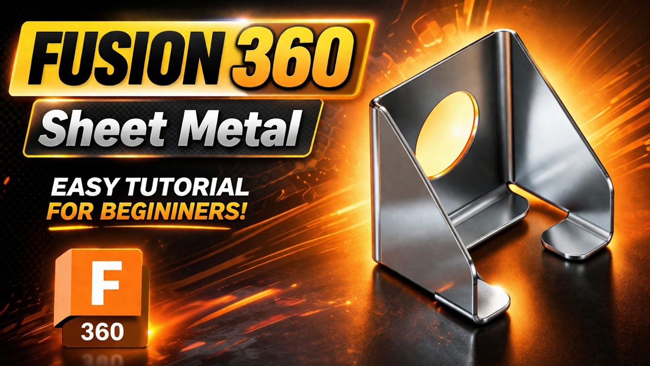 Fusion360 Basic Sheet Metal Youtube