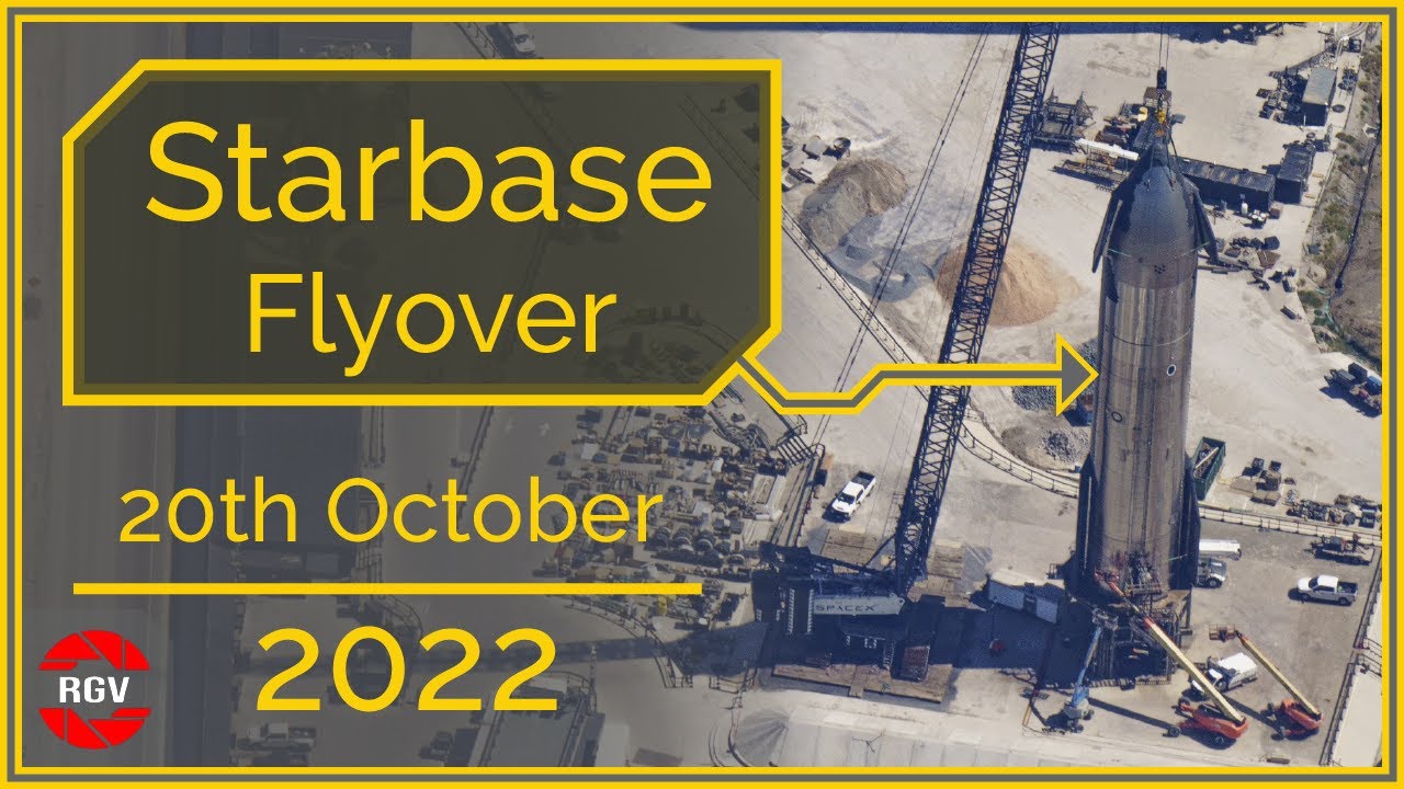 Spacex Starbase Tx Flyover October 20 2022 Youtube