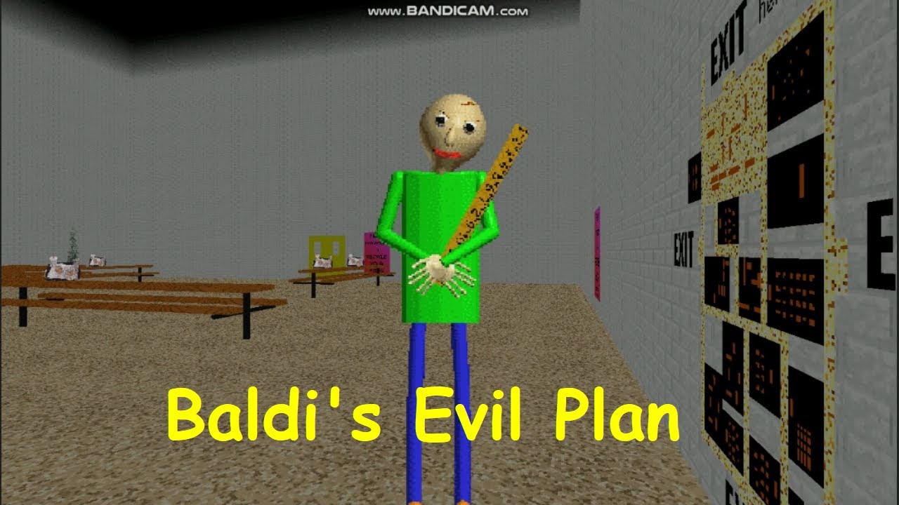 Baldi Evil Plan Baldi S Basics Mod Youtube