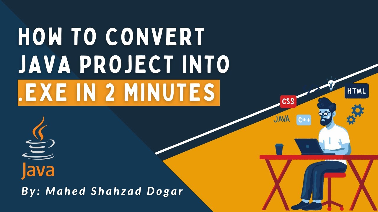 How To Convert Java File To Installation Exe File Youtube