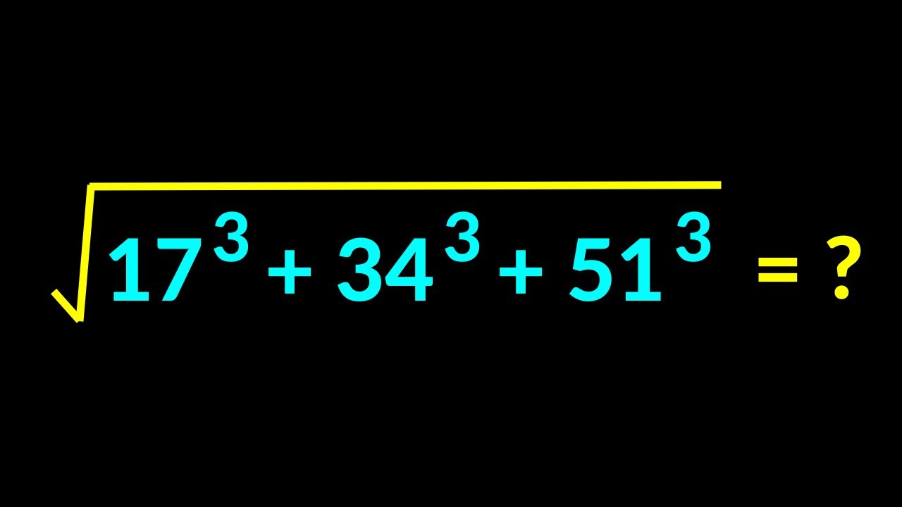 A Nice Square Root Algebra Problem Youtube