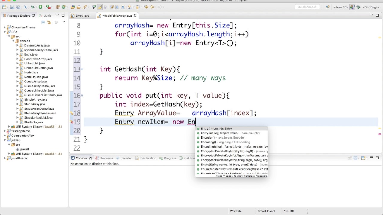 16 Implement Hash Table In Java Youtube