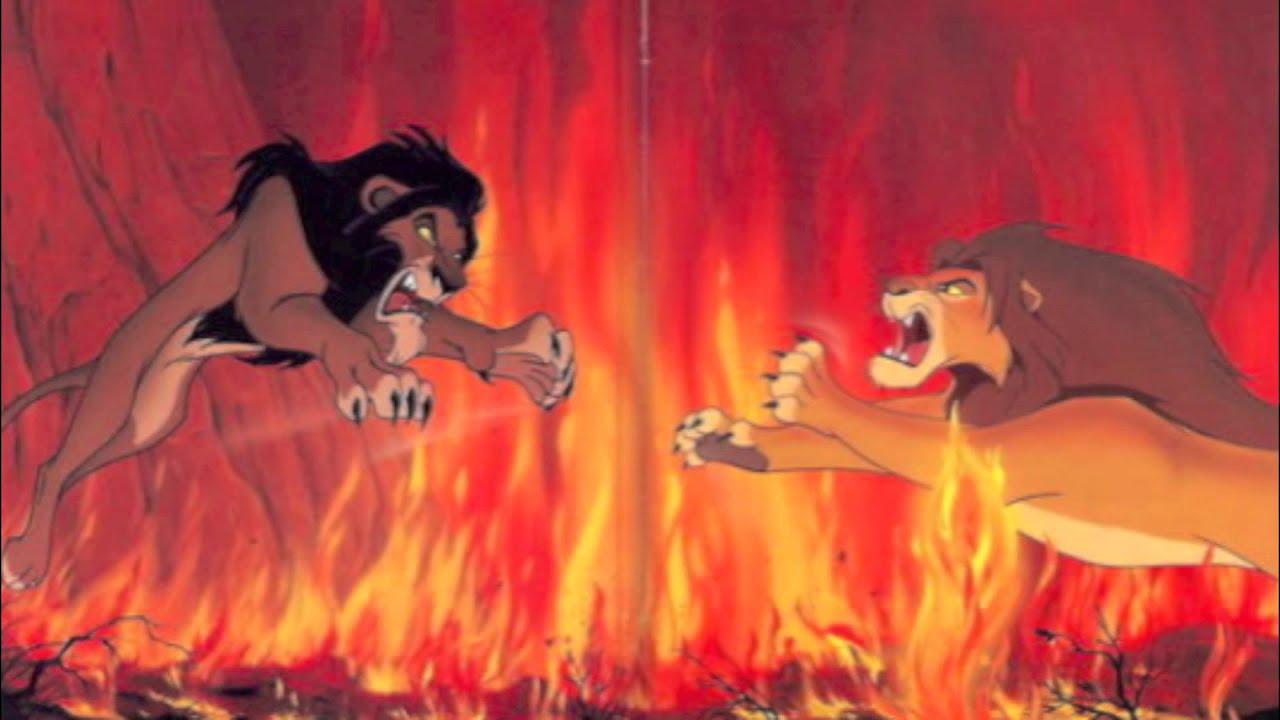 Lion King Simba Vs Scar Edited And Extended Youtube