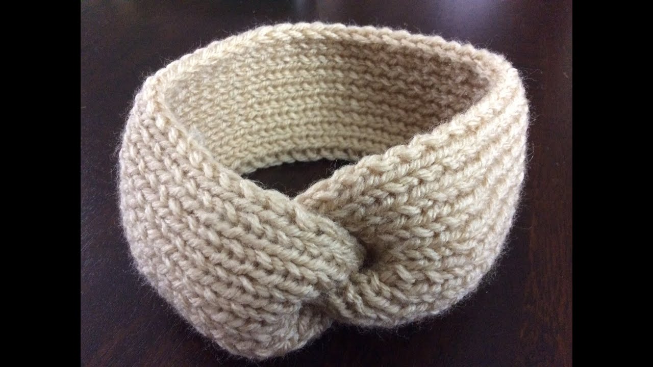 Knitted Headband Great Project For Beginner Complete Tutorial Youtube