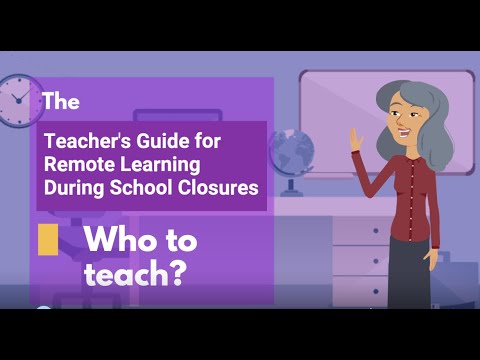 Who Teacher S Guide For Remote Learning During School Closures And